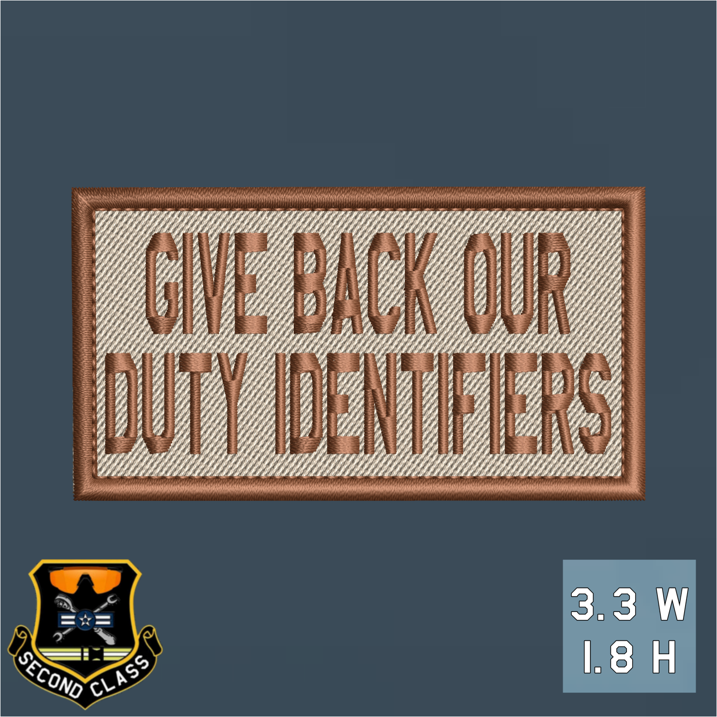 GIVE BACK OUR DUTY IDENTIFIERS Duty Identifier – A2C Merch